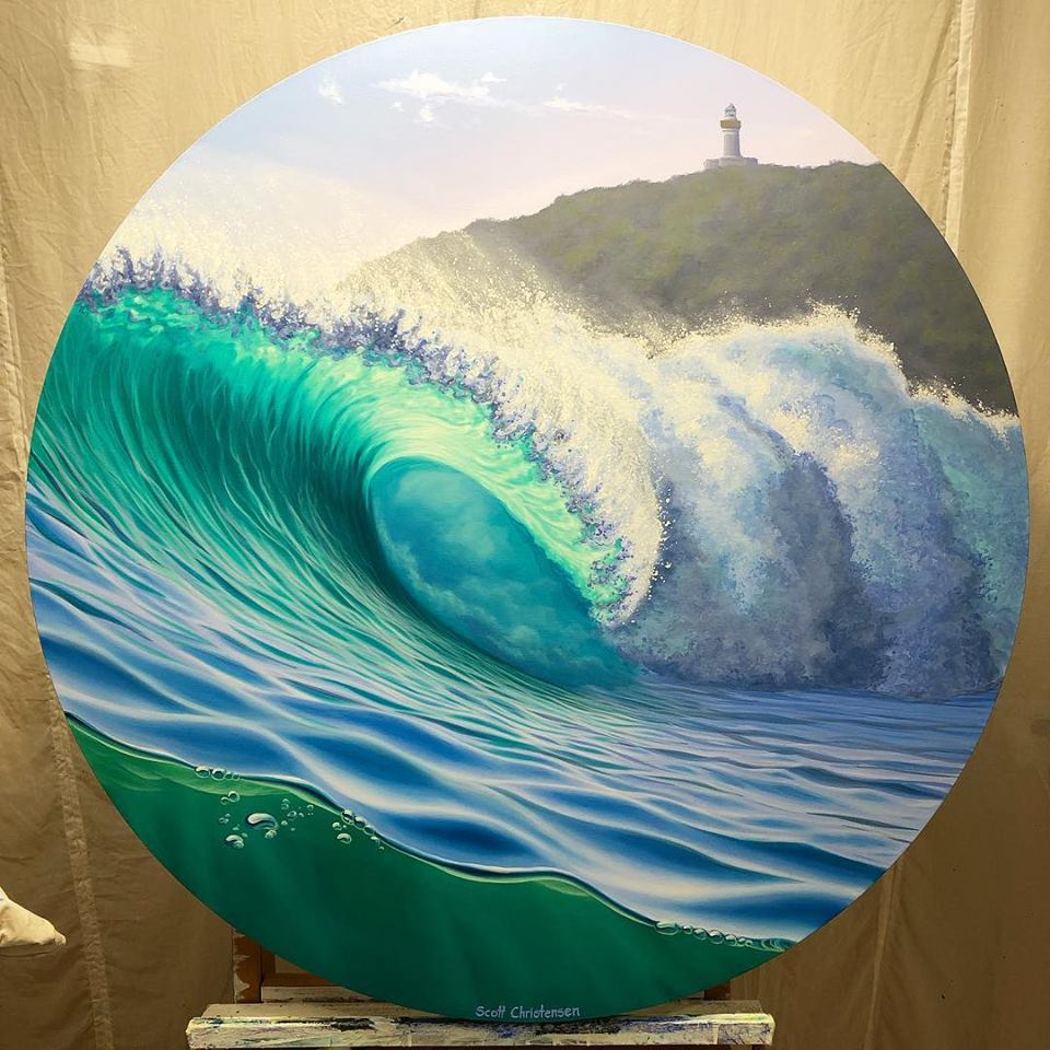 Clarkes Beach - Byron Bay | Original Oil Painting – Scott Christensen ...